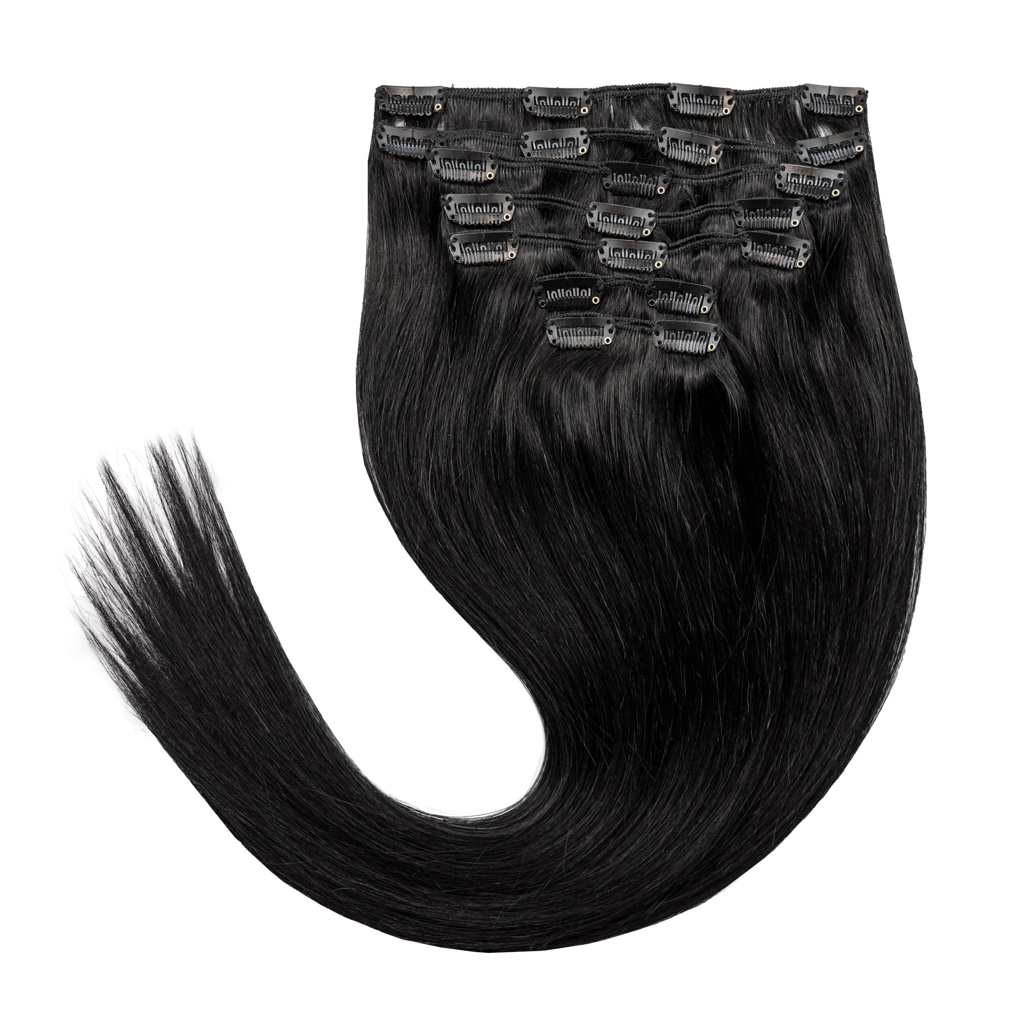 Clip in Extensions Human Hair Set 40, 50, 60 cm Hairpieces